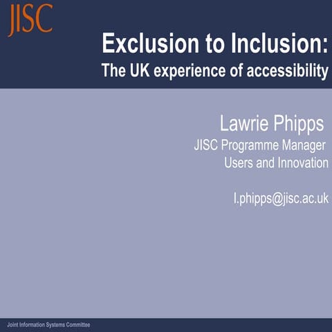 Exclusion to Inclusion | PPT