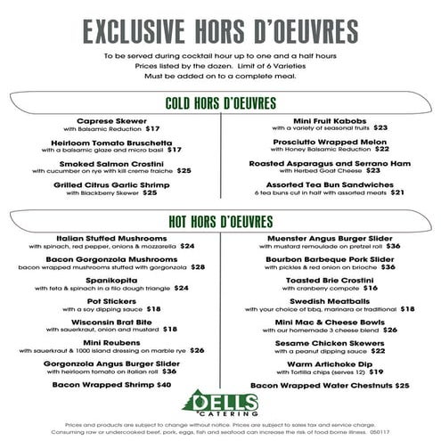 Coco Palm Creole Day menu | PDF