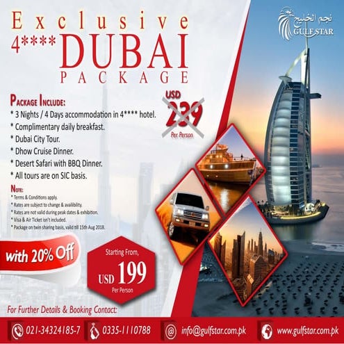 Exclusive dubai package | PPT