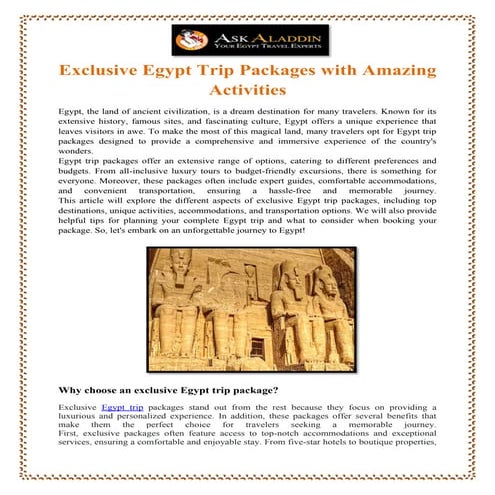Discovering Egypt A Step-by-Step Guide to Planning Your Trip.ppt