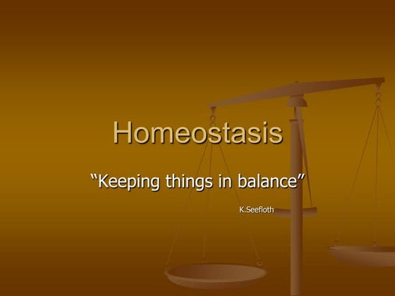 Powerpoint homeostasis | PPT