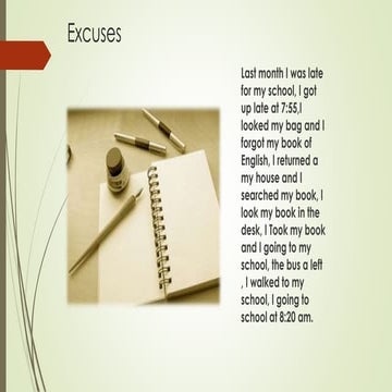 Excuses | PPTX