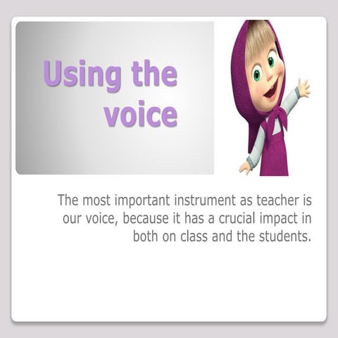 Using the voice | PPTX