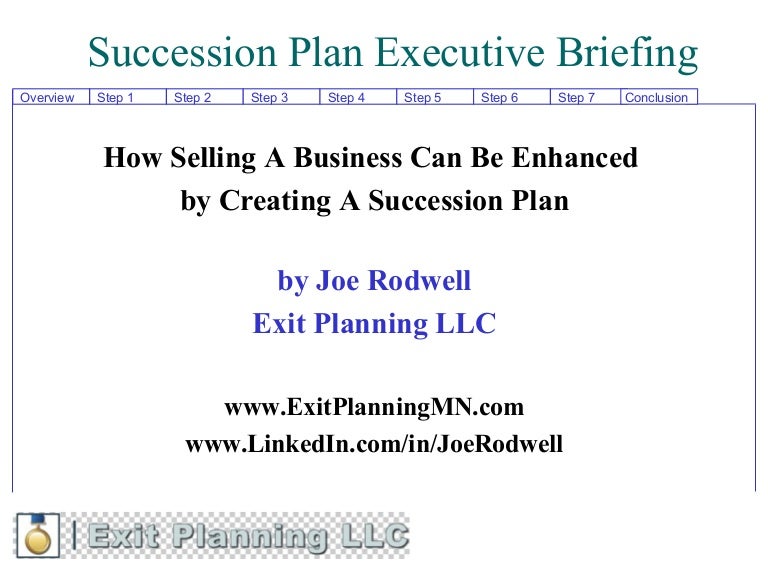 The Seven Step Selection Planning Process