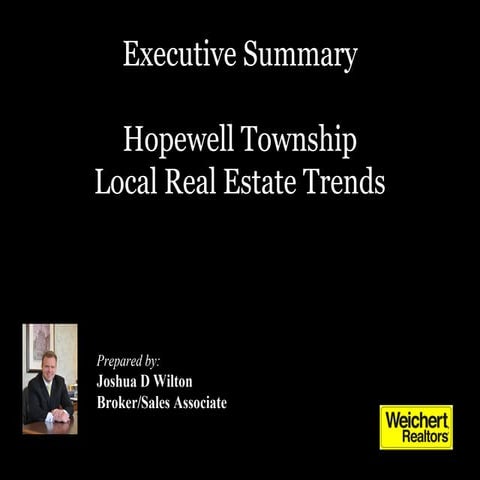 Hopewell Township Real Estate Executive Summary 2016 | PPT