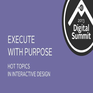 Hot Topics in Interactive Design | PDF