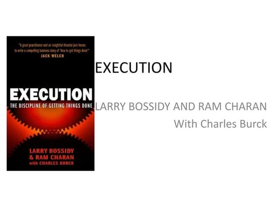 Execution | PPT