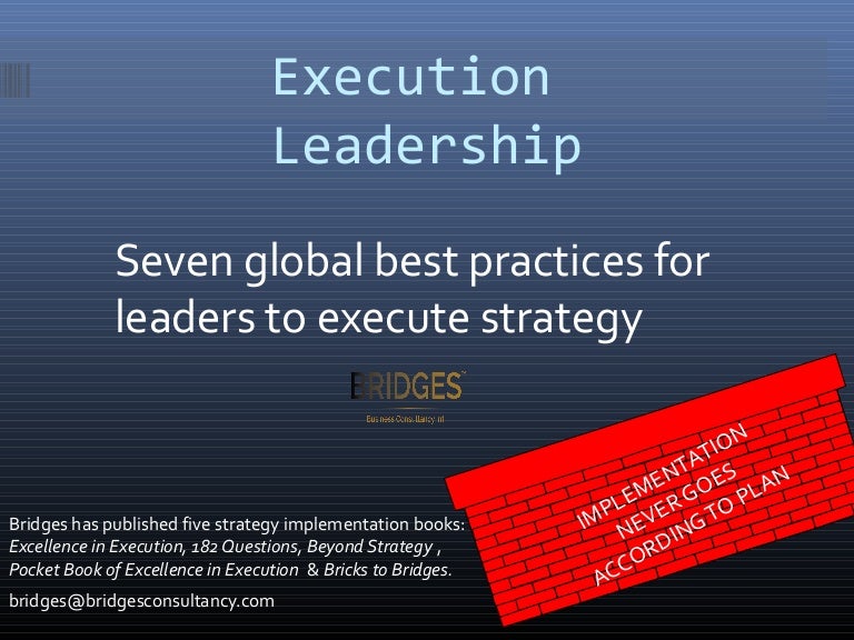 Execution Leadership mini eBook
