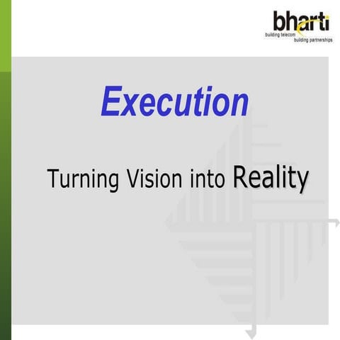 Execution turning vision into reality | PPT | Business Administration | Business