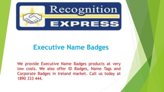 Staff Name Badges | PPTX