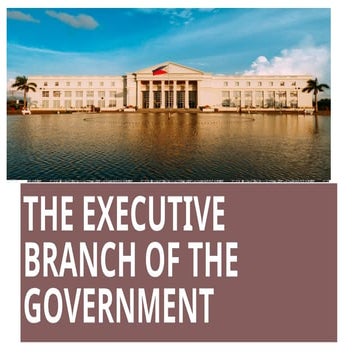 Powers of the Philippine President/ executive department, executive ...