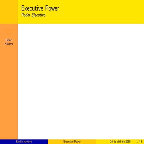Executive Power | PPT