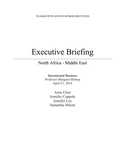 Event Briefing Template for Executive Assistants | DOC