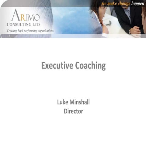 Executive coaching approach and methods | PPT