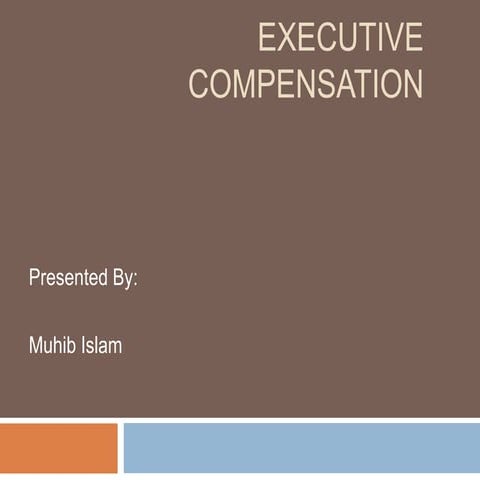 Executive compensation | PPTX