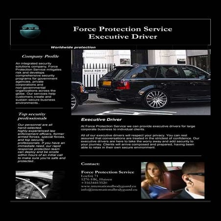 Executive Driver | PDF