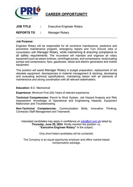 executive_engineer_rotary related to mechanical engineering | PDF executive_engineer_rotary related to mechanical engineering | PDF