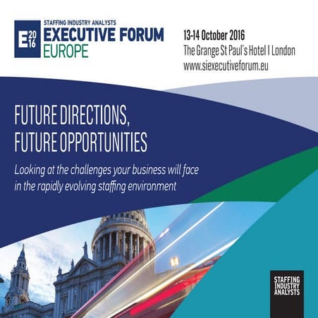 Executive Forum Europe Brochure | PPT