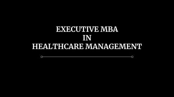 MBA in Hospital Management | PPT | Business Administration | Business