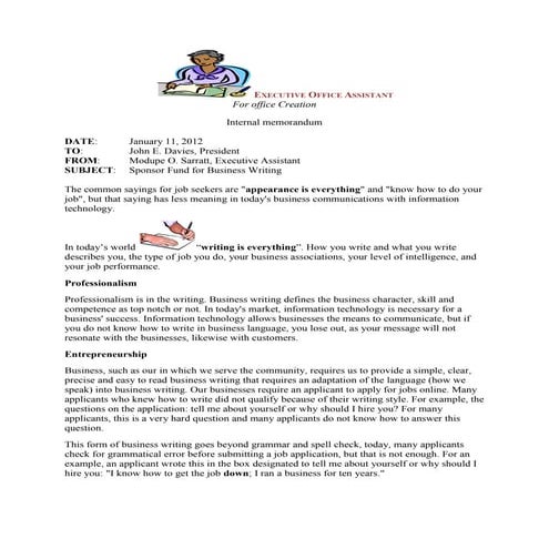 Executive office assistant | PDF