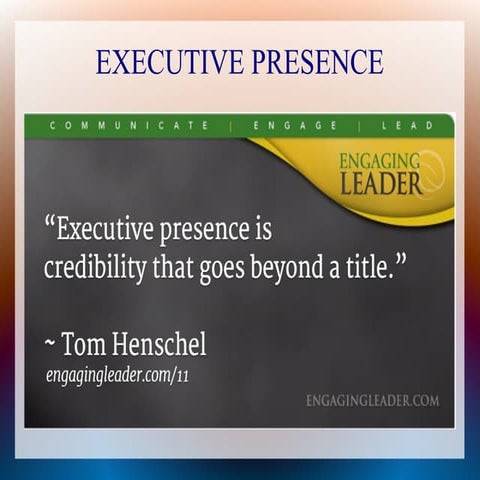 Executive presence | PPTX