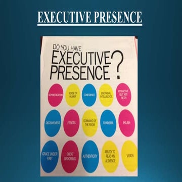 Executive presence | PPT