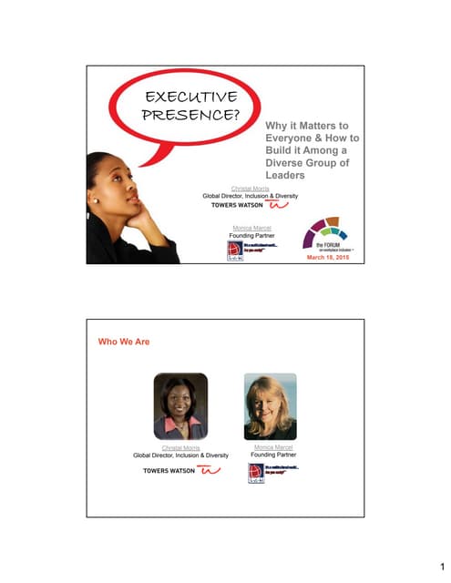 Executive Presence and Personal Branding | PPT