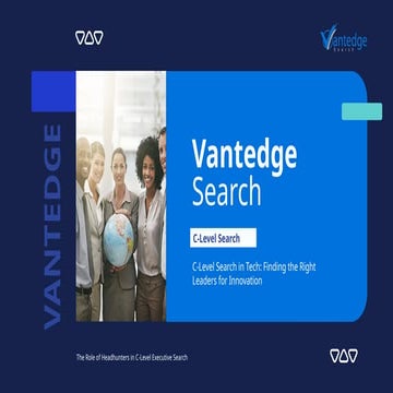 Executive Search & Recruitment Services | Vantedge Search | PPTX