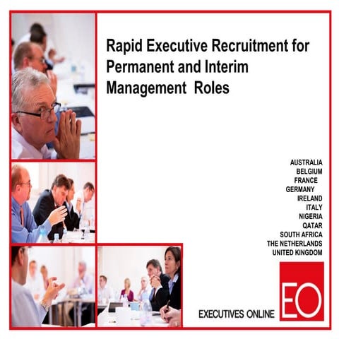 Executives Online Interim Management introduction | PPT | Resume ...