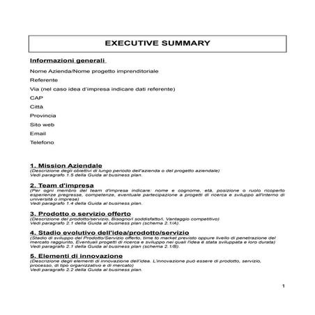 Executive summary rev1 | DOC
