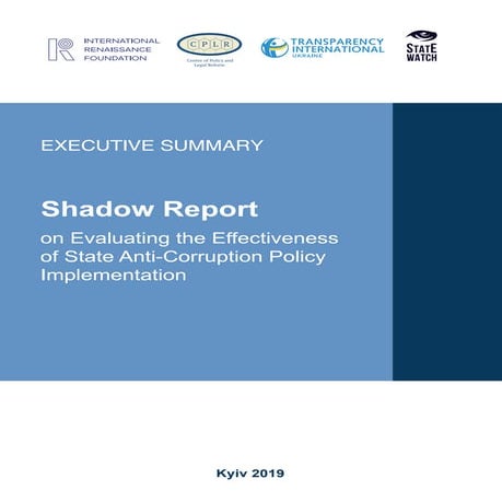 Executive summary of the shadow report on evaluating the effectiveness ...