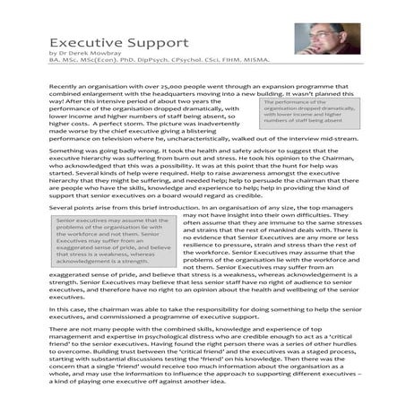 Executive Support Article For Hr Zone V2 | PDF