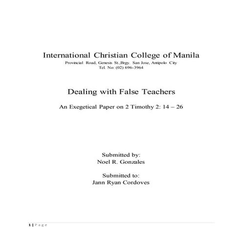 Exegetical Final Paper | DOCX