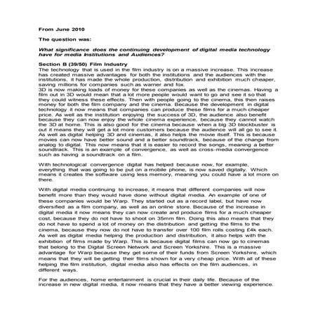 Continuing development of digital media technology 39/50 | PDF