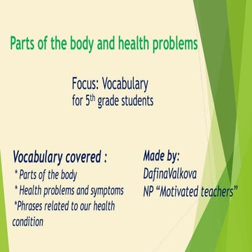 Exemplary_Presentation_ Parts of the body.pptx