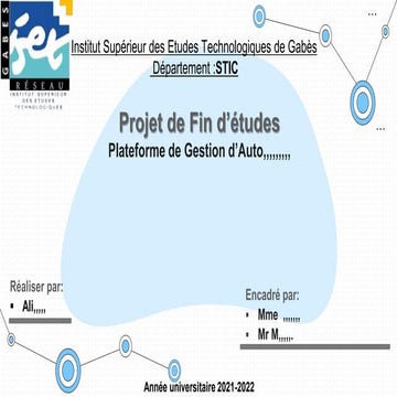 Presentation (SOUTENANCE) : PFE | PDF