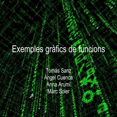 Exemples Gràfics de Funcions | PPT