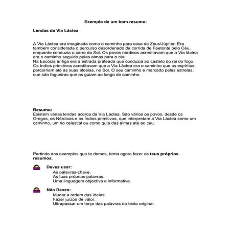 Exemplo De Um Bom Resumo | PDF
