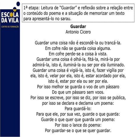 Exemplo sarau | PPT