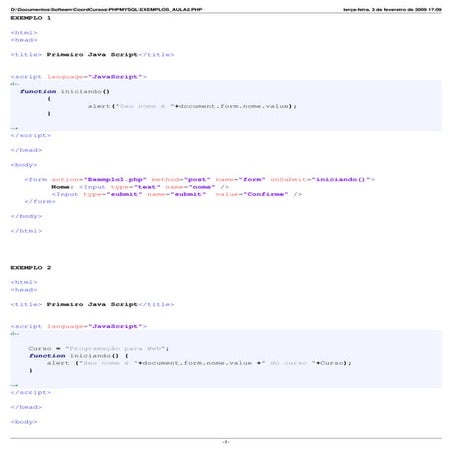 Exemplos Aula2 | PDF