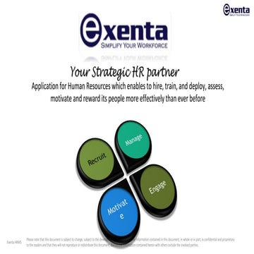 Exenta overview | PPS