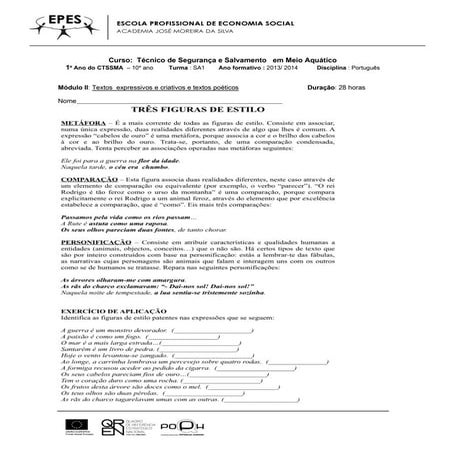 Exercícios figuras estilo | PDF