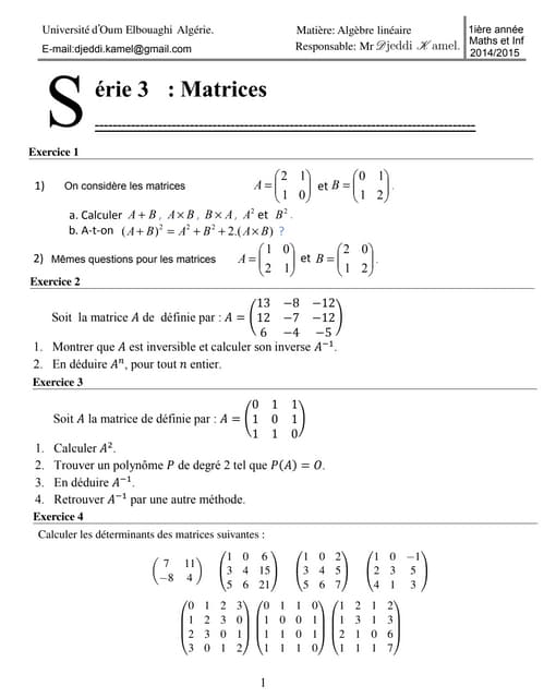 Sujet bac 2011 sm avec la correction | PDF