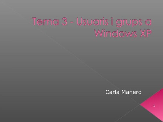 Tema3 practica 1 | PPTX