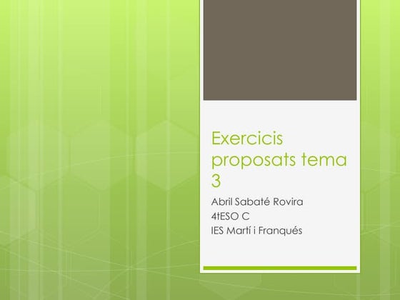 Exercici 2 | PPS
