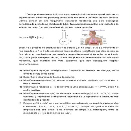 Exercicio 5 transformada de fourier no tempo continuo | PDF