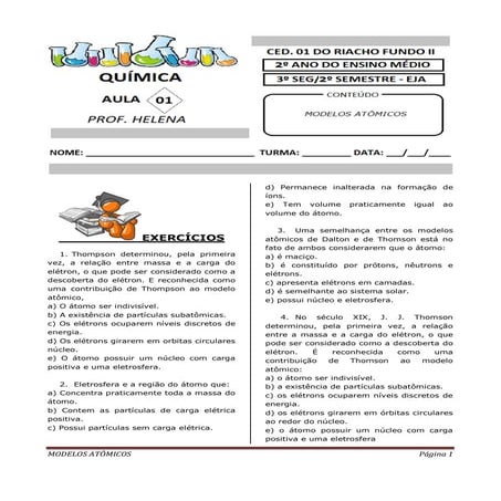 Ficha De Trabalho Helio Geo | PDF