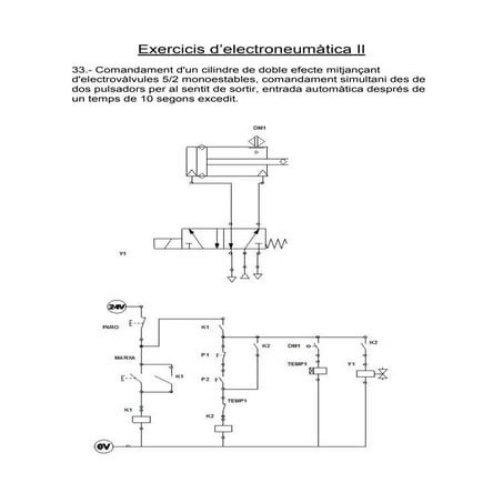 Exercicis electroneumatica 2 | PDF