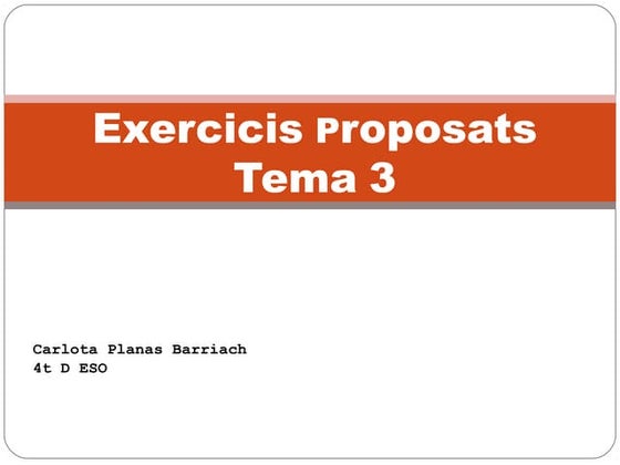 Exercici 2 | PPT