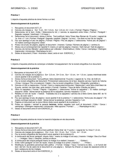 Practica taules writer | PDF